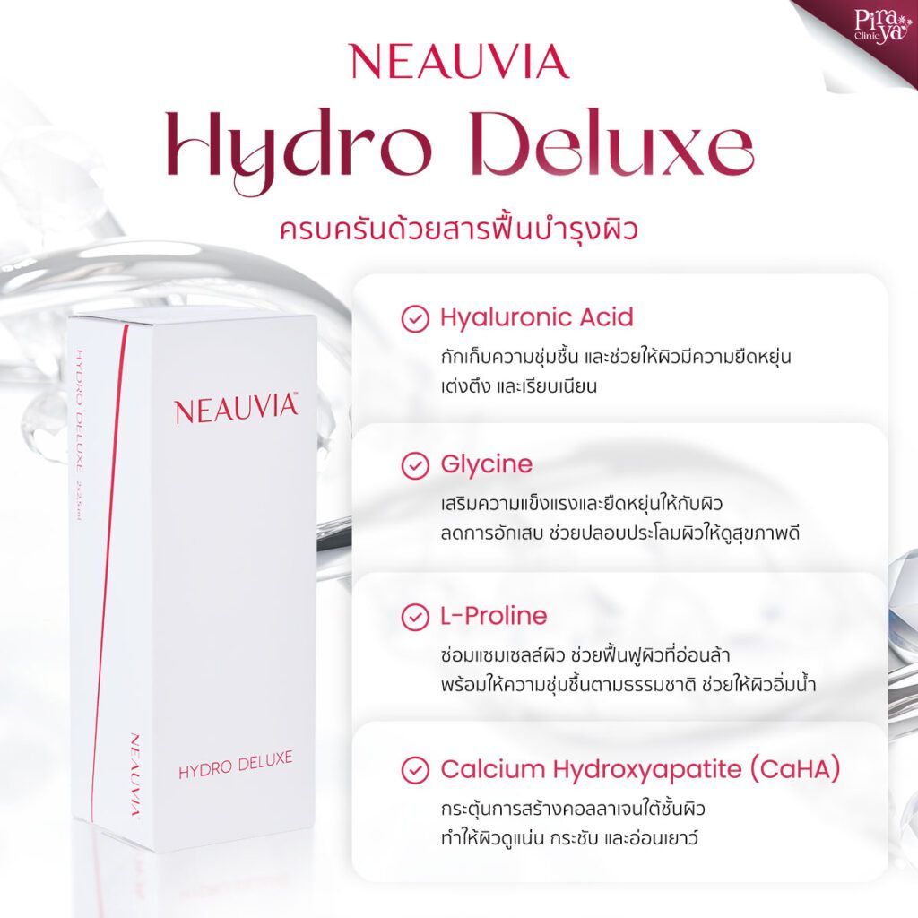 Hydro Deluxe ฟื้นฟูผิวล้ำลึกถึงชั้นหนังแท้ | Piraya Clinic เมืองทอง